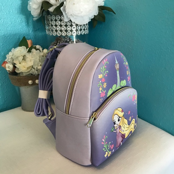 Loungefly | Bags | Loungefly Tangled Chibi Rapunzel Mini Backpack ...